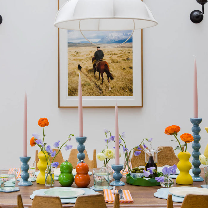 Addison Ross Enamel Bobbin Candlesticks – Syers Browning