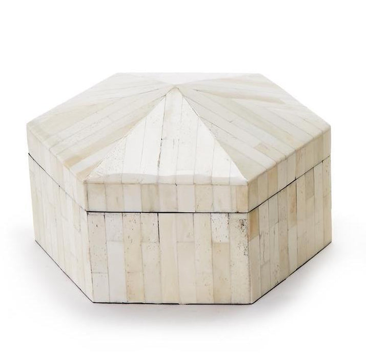 Pyramid Hexagonal Bone Box – Syers Browning