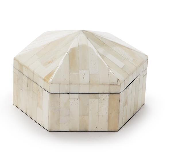 Pyramid Hexagonal Bone Box – Syers Browning