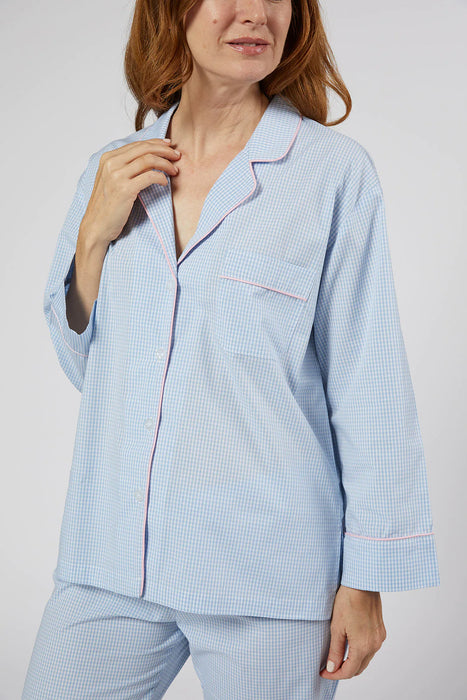 Gingham Cotton Pajamas – Syers Browning